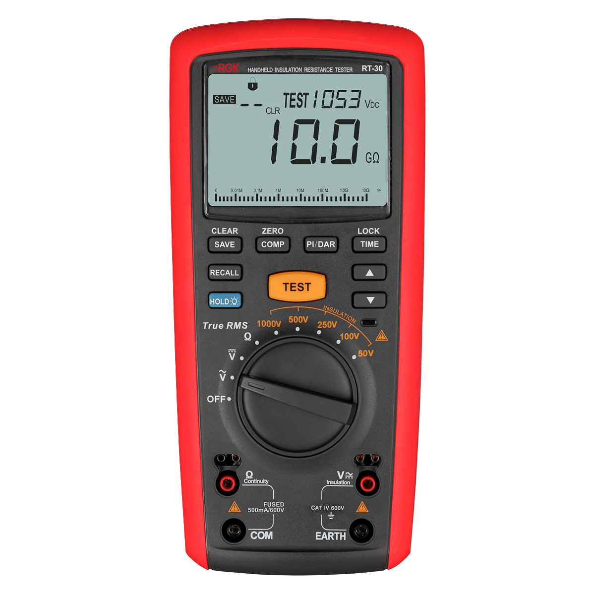 RGK | Цифровой мегаомметр RGK RT-30. Электронный мегаомметр RGK RT-30.