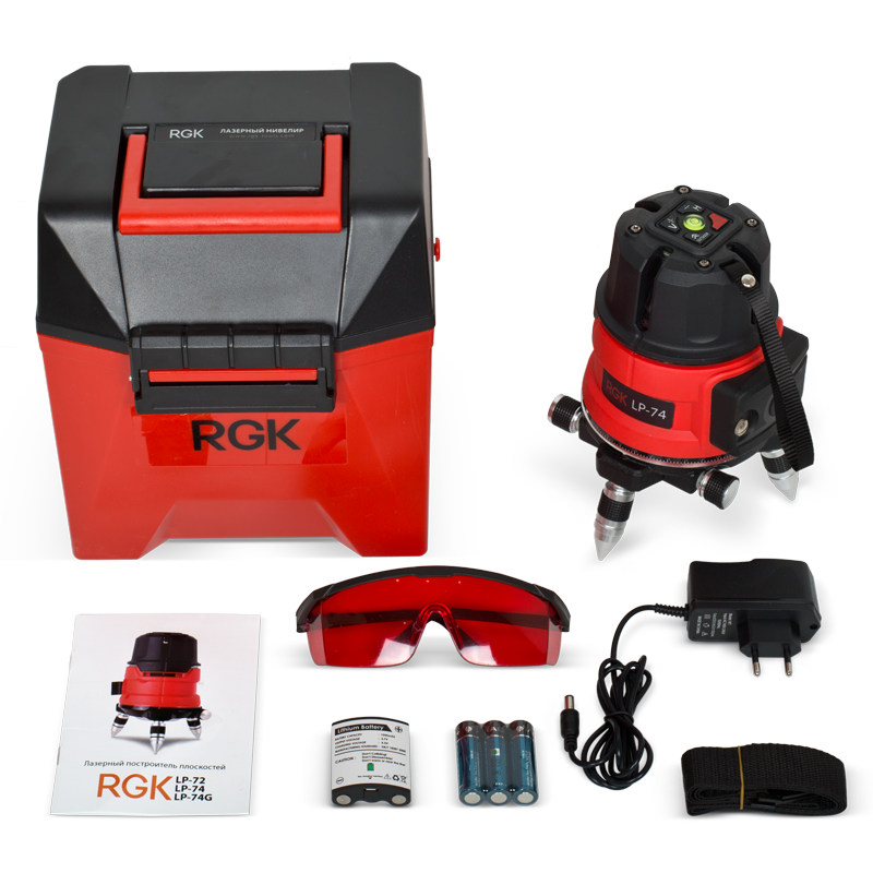 RGK | Лазерный нивелир RGK LP-74 - лазерный уровень RGK LP-74
