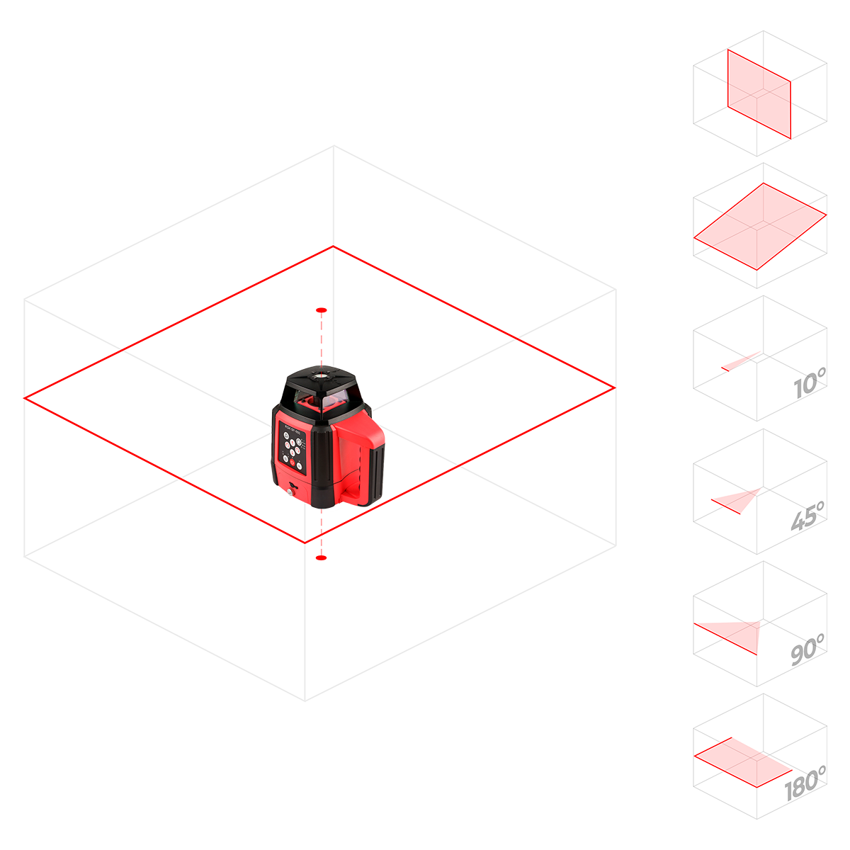 RGK | Ротационный нивелир RGK SP-800